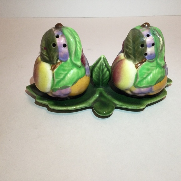 Art | Vintage Fruit Stand Salt And Pepper Shaker Set Made In Japan ...